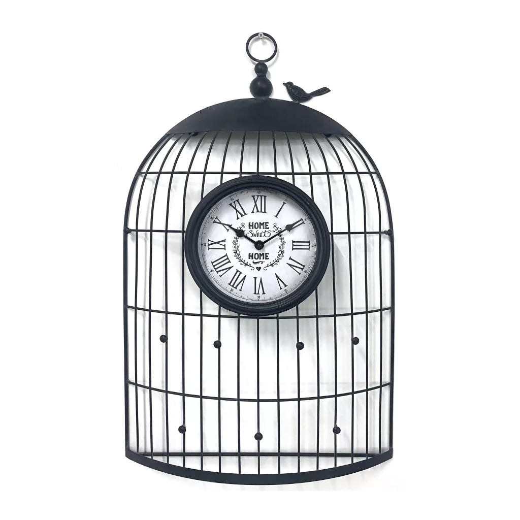 Astros On Cage Wall Clock - United Furniture