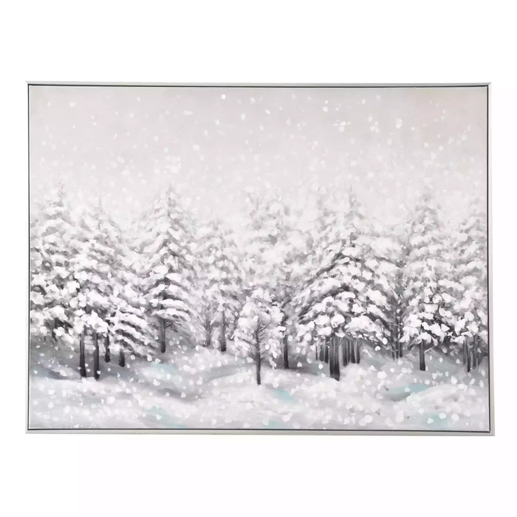 Tree Acrylic Canvas Fir Wood (M-27933-1C) - United Furniture