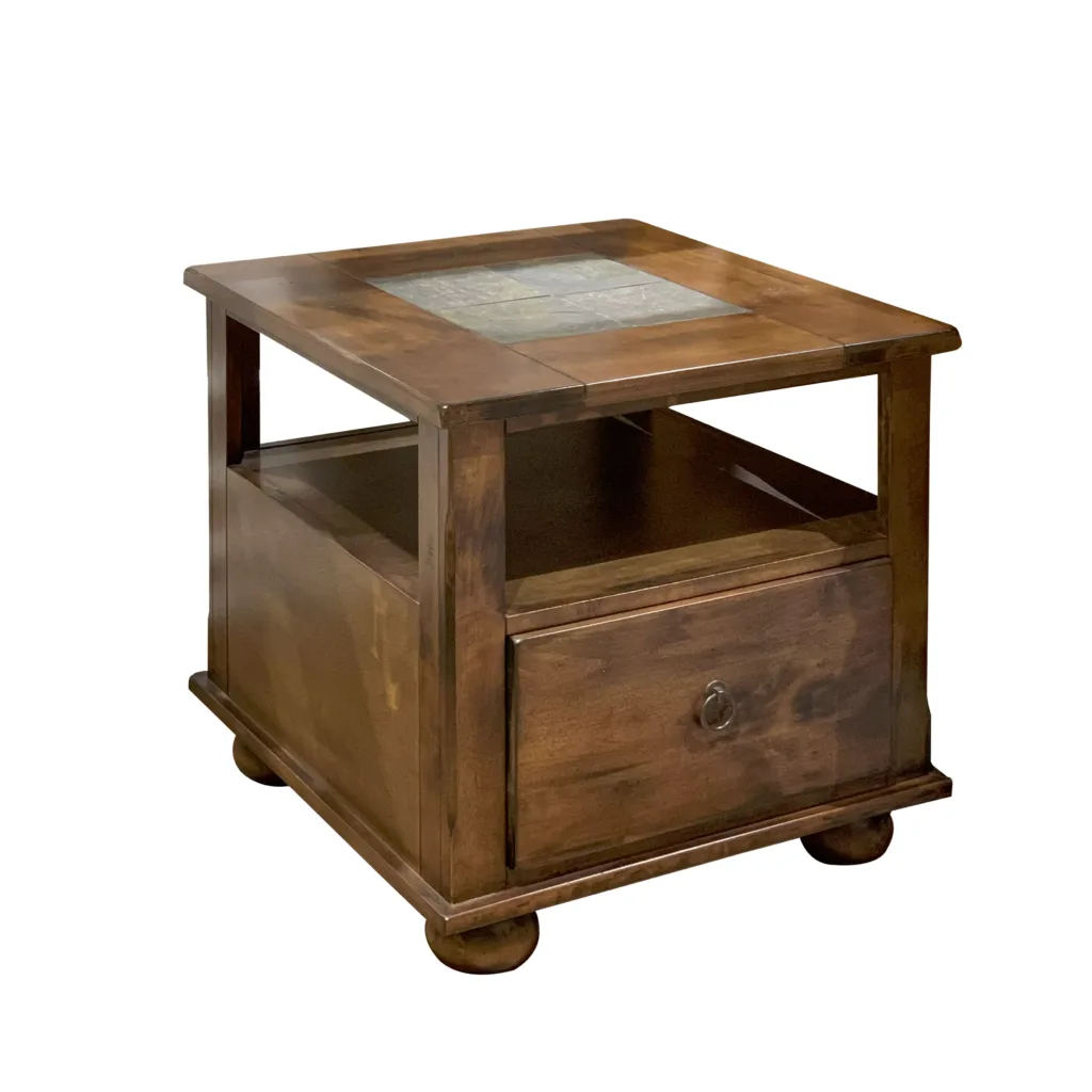 Santa Fe End Table W/Drawers - United Furniture